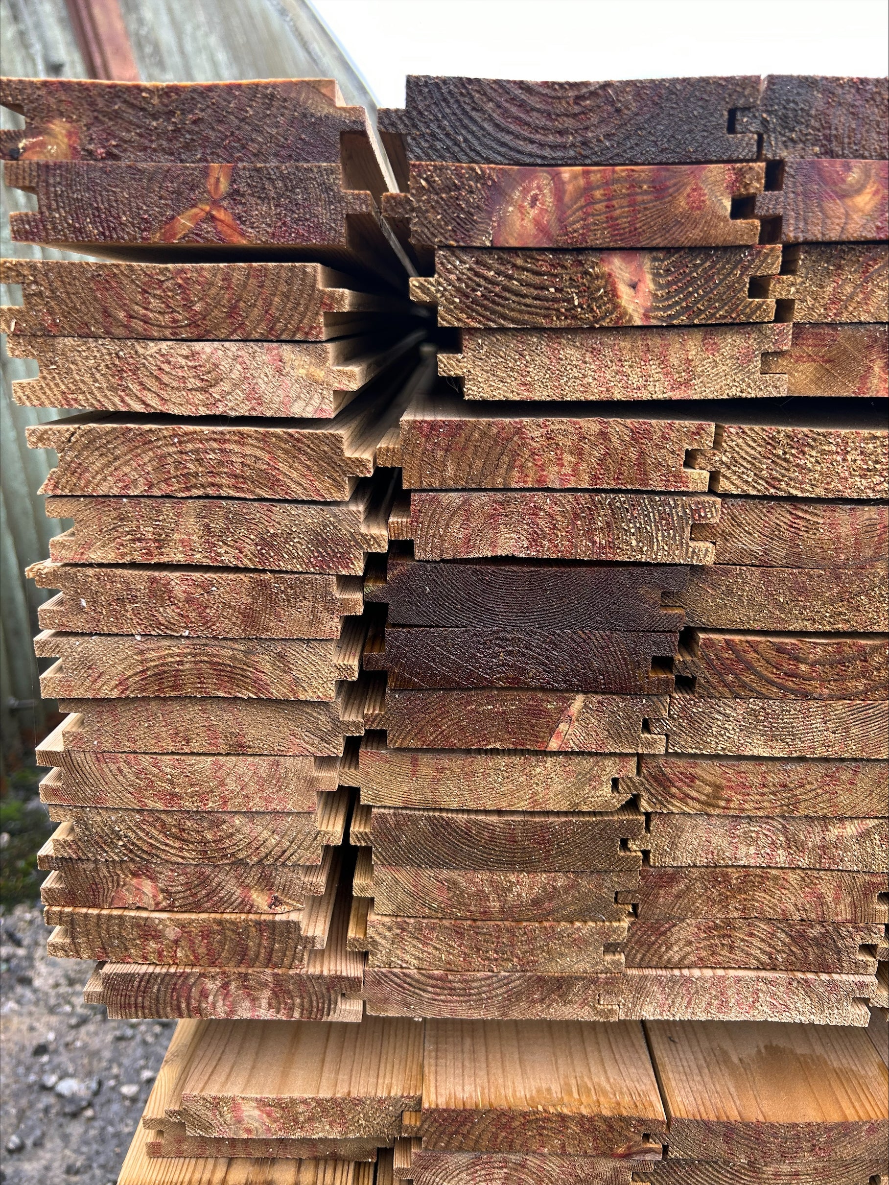 25x100x4800 (4x1)T&G Treated Cladding / Floor Boards – Philip Jones ...