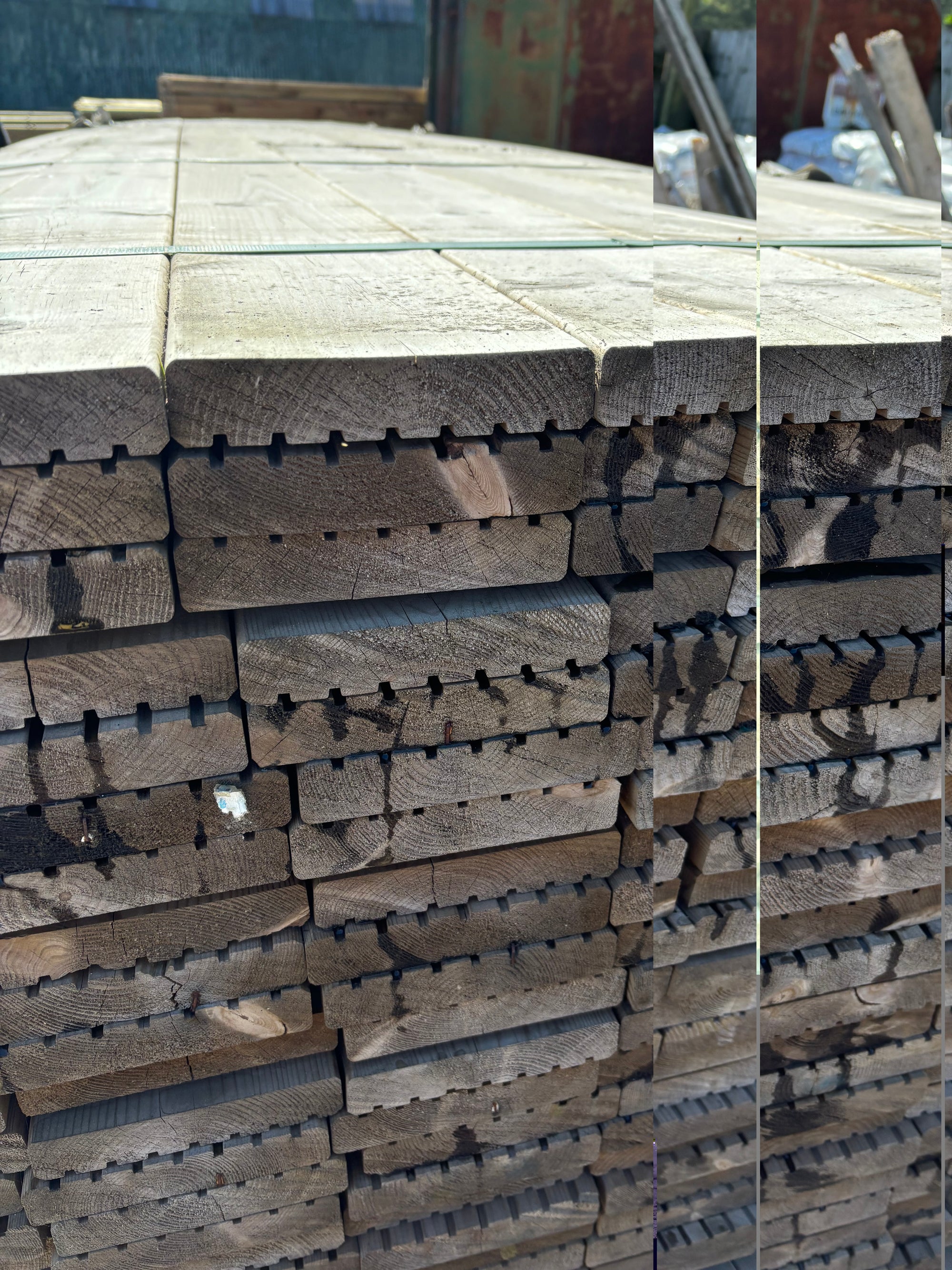 Weathered Decking Board - 6 Inch - 32mm x 150mm – Philip Jones Timber ...